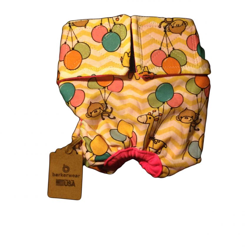 Barkertime Black Waterproof Premium Dog Diaper