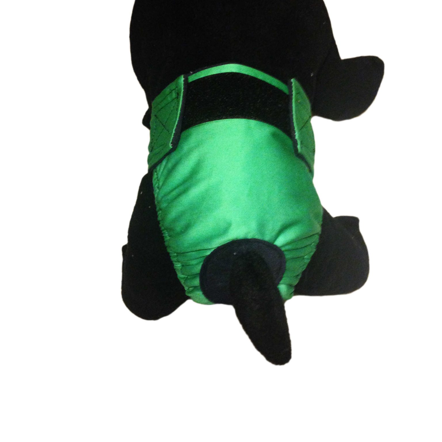 Barkertime Solid Green Premium Waterproof Dog Diaper