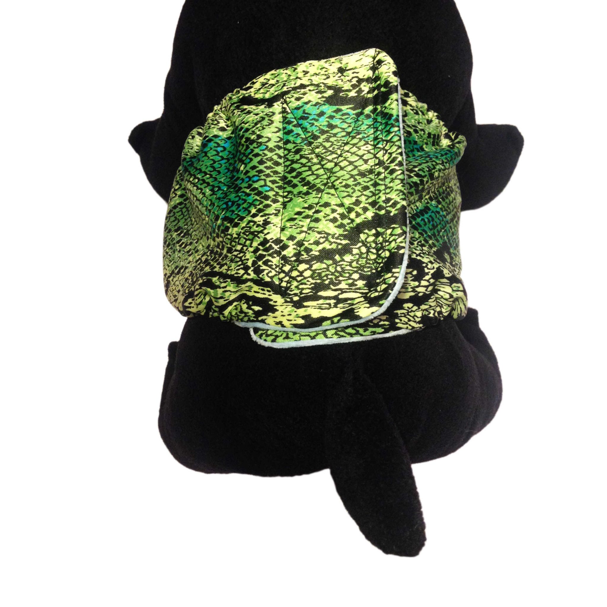 Barkertime Green Snake Skin Dog Belly Band