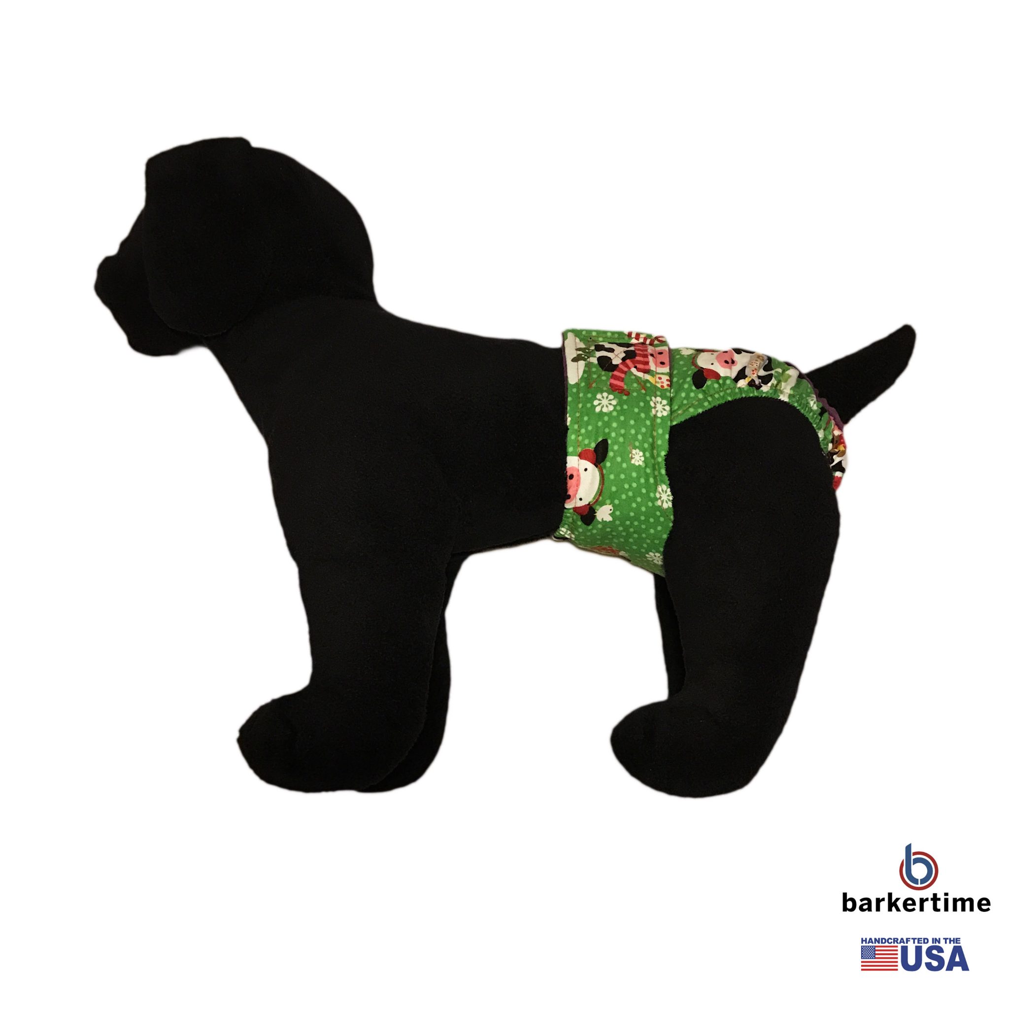 Barkertime Holiday Cows Dog Diaper
