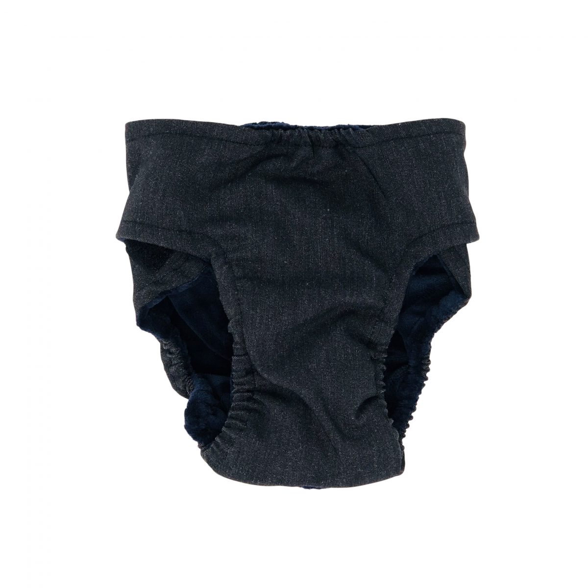 Barkertime Charcoal Gray Dog Diaper - Made in USA