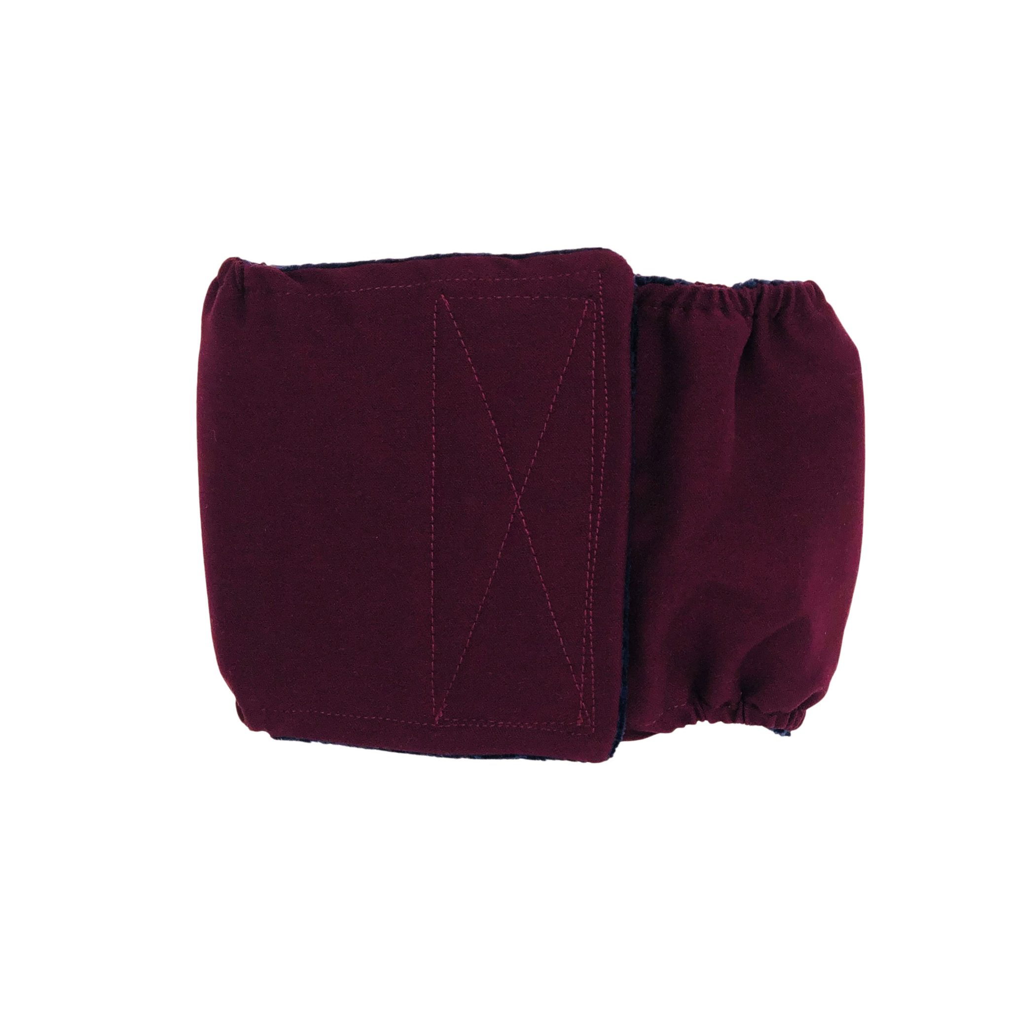 Barkertime Merlot Red Dog Belly Band Male Wrap