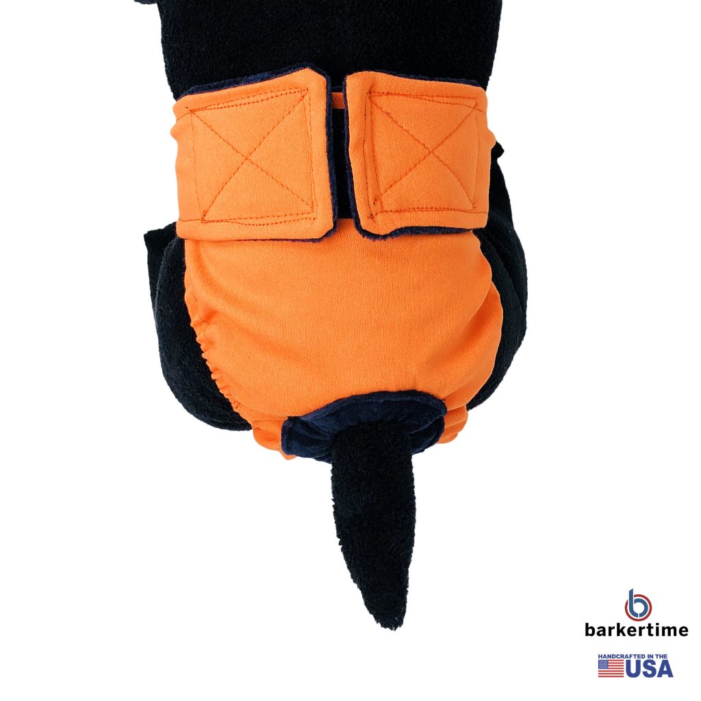 Barkertime Solid Black Washable Cat Diaper Pull-up