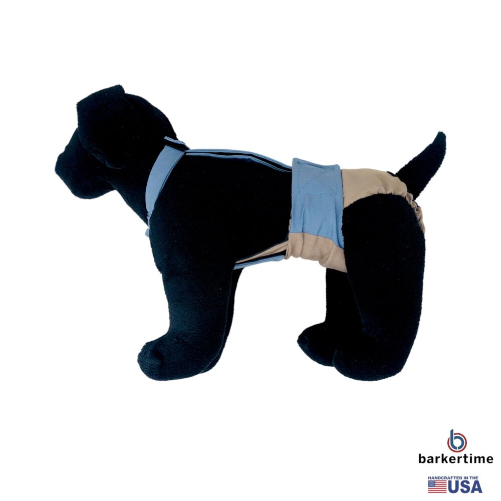 Dog Diapers That Stay On - Made in USA - 100% Waterproof & Absorbent