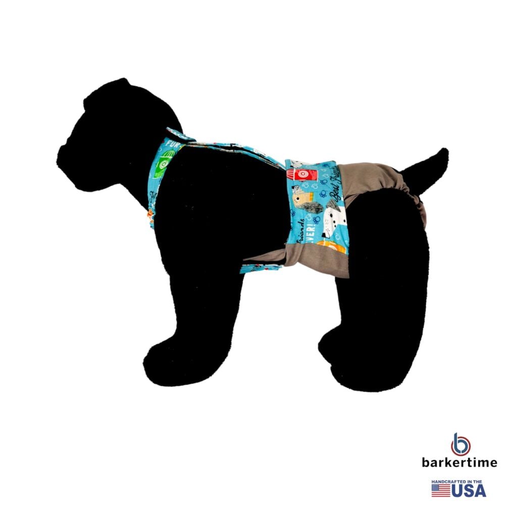 Dog Diaper That Stay On. Made in USA. 100% Waterproof